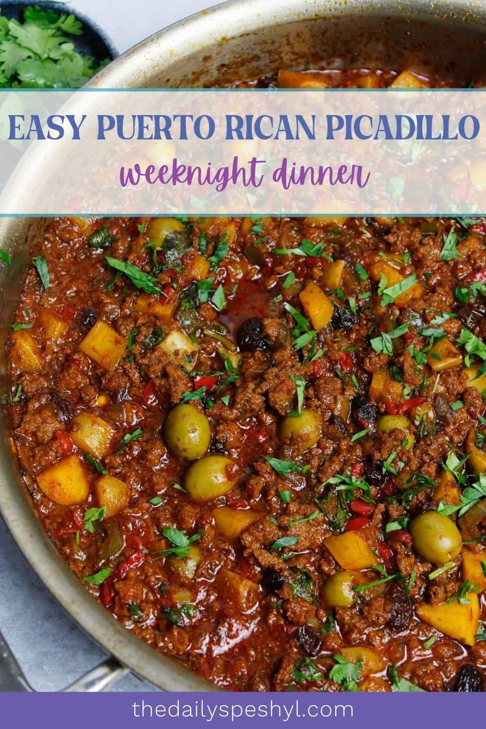 Easy Puerto Rican Picadillo Recipe (Stewed Ground Beef)