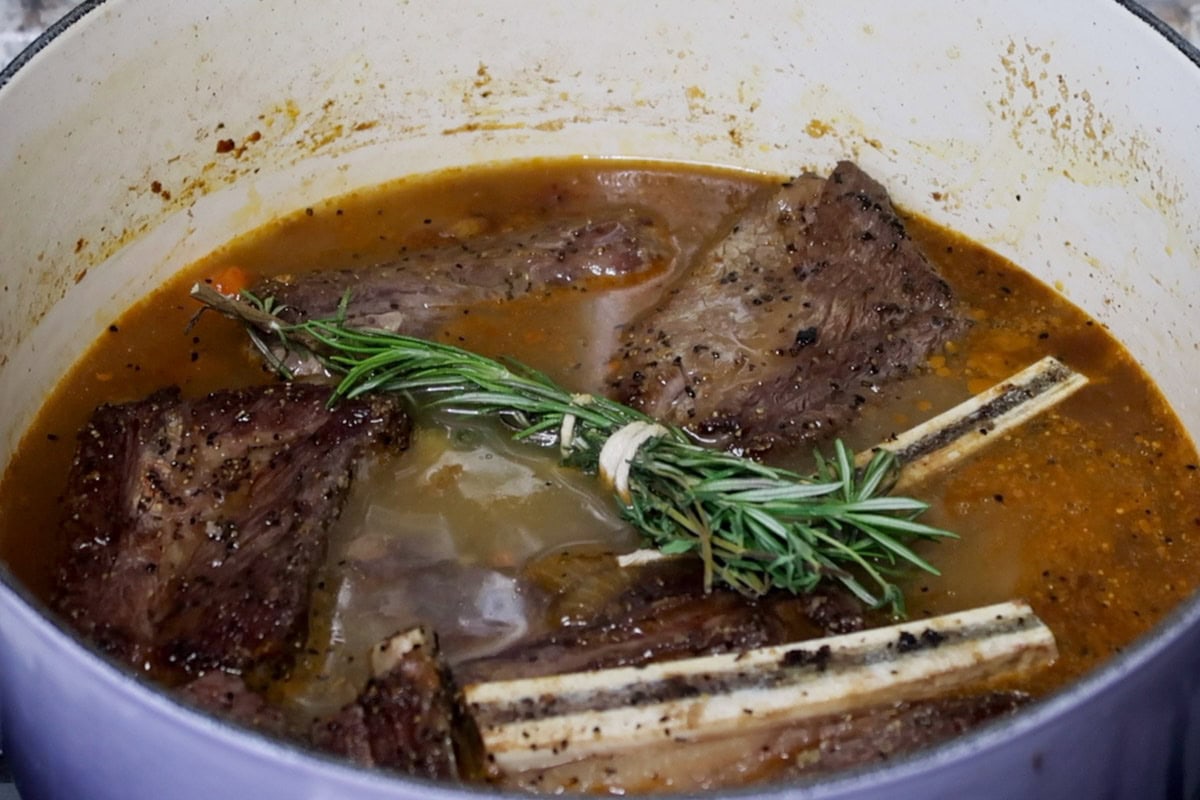 Fall-Off-the-Bone Oven Braised Beef Short Ribs